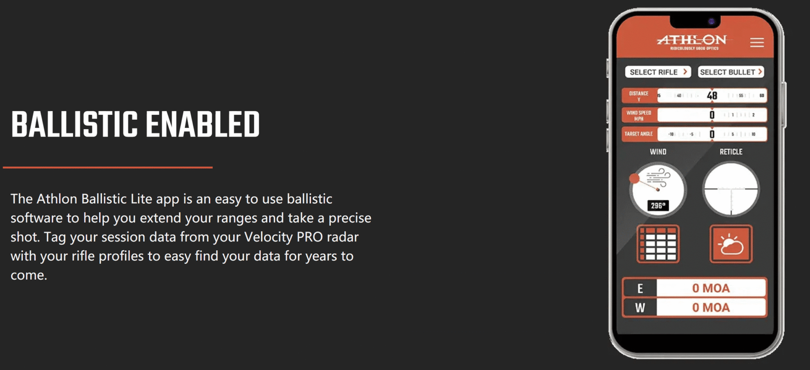 Athlon Rangecraft Velocity PRO Radar Chronograph
