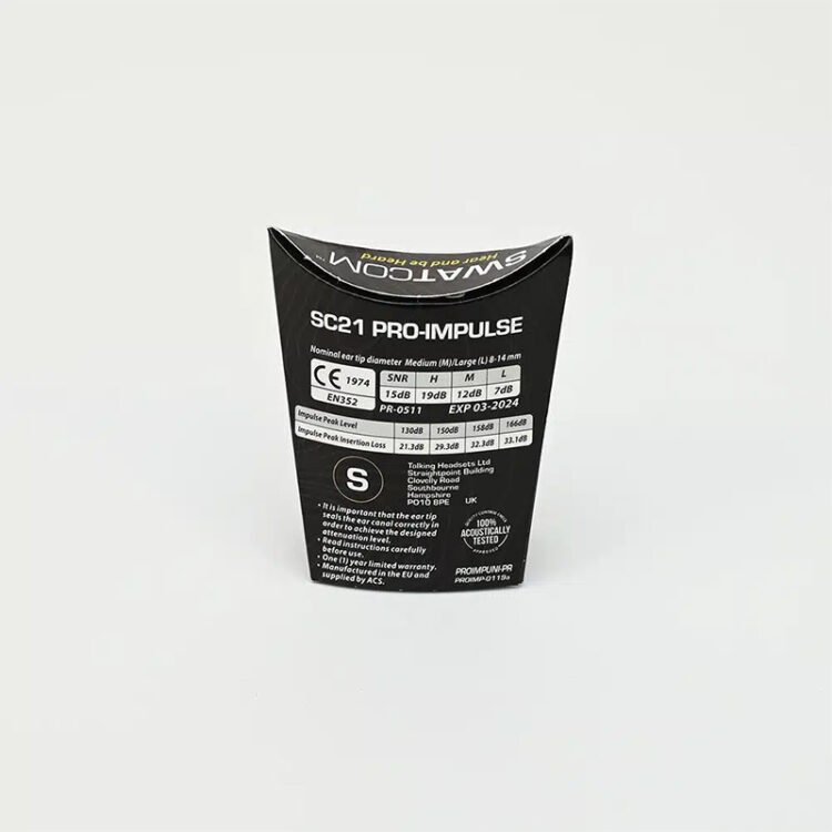 SWATCOM SC21 Pro Impulse Ear Plugs | Accessories | Optics World